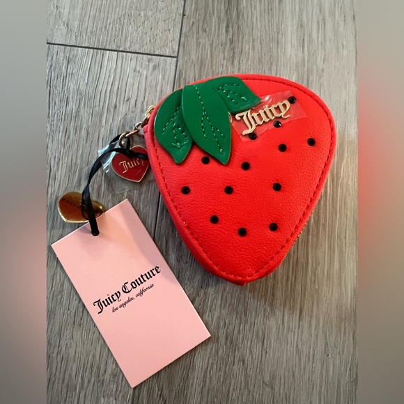 Juicy Couture | Bags | Juicy Couture Strawberry Coin Purse | Poshmark